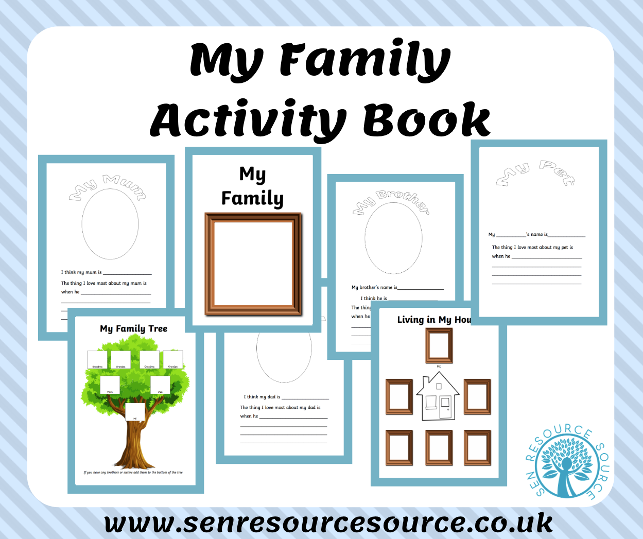 My Family Booklet | Made By Teachers