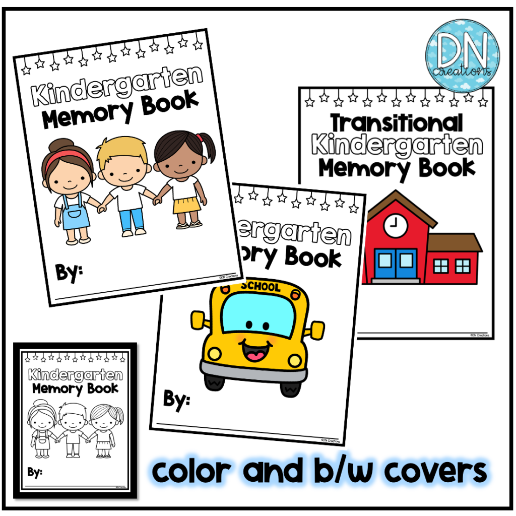 Kindergarten Memory Book | TK End of the Year Memory Book | Last Week ...