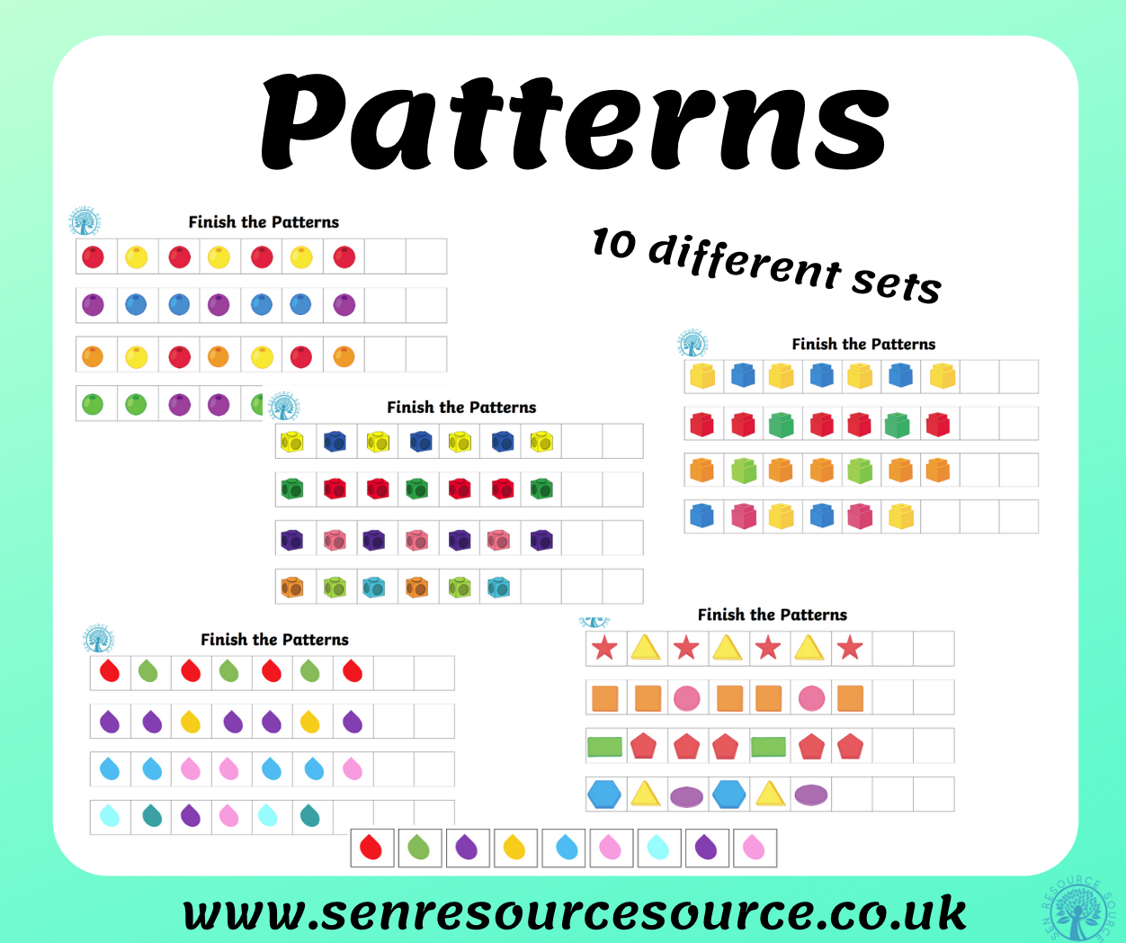Finish the Pattern | Made By Teachers