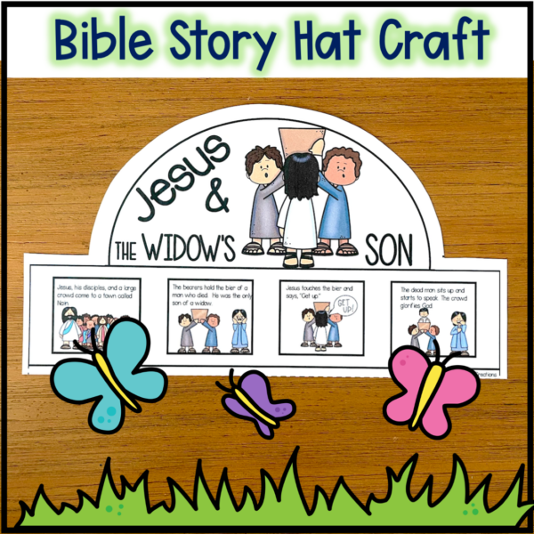 Jesus and the Widow's Son Bible Activities l Miracles of Jesus Bible ...
