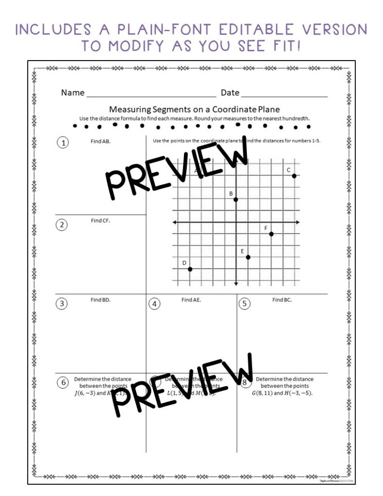 Geometry Student Practice Pages Bundle | Made By Teachers