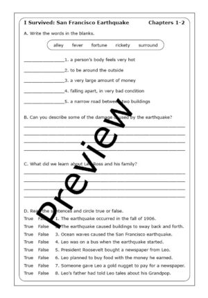 Lauren Tarshis "I Survived the San Francisco Earthquake, 1906 ...