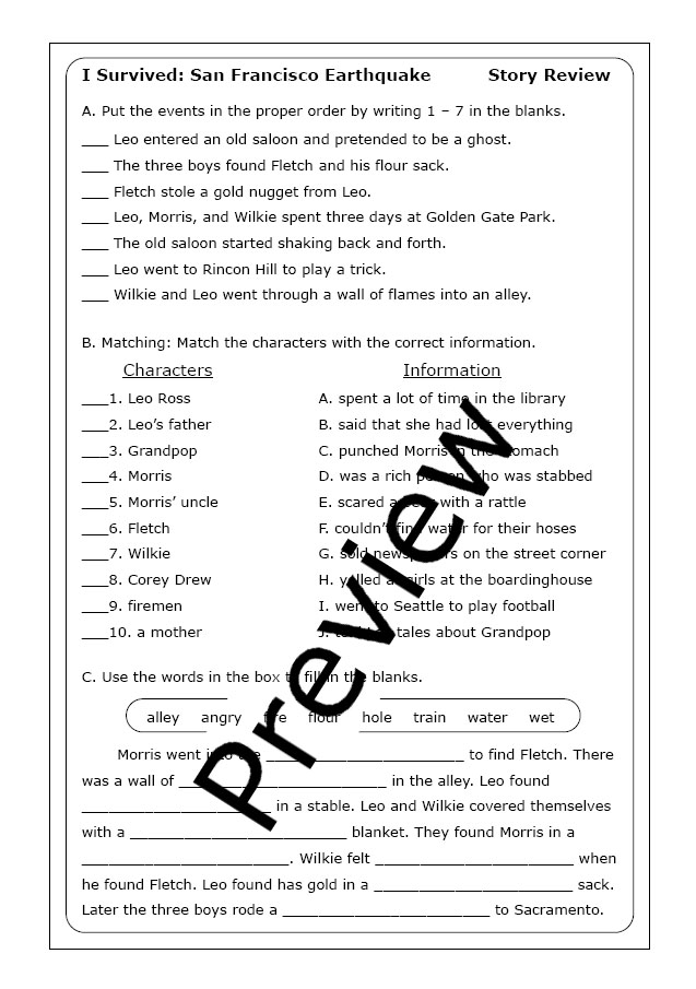 Lauren Tarshis "I Survived the San Francisco Earthquake, 1906 ...