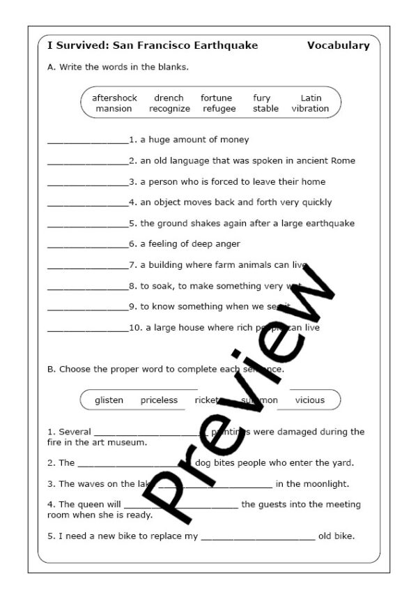 Lauren Tarshis "I Survived the San Francisco Earthquake, 1906 ...