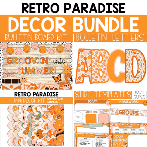 Retro Paradise Summer Slides Templates / Groovy Retro Slides Templates ...