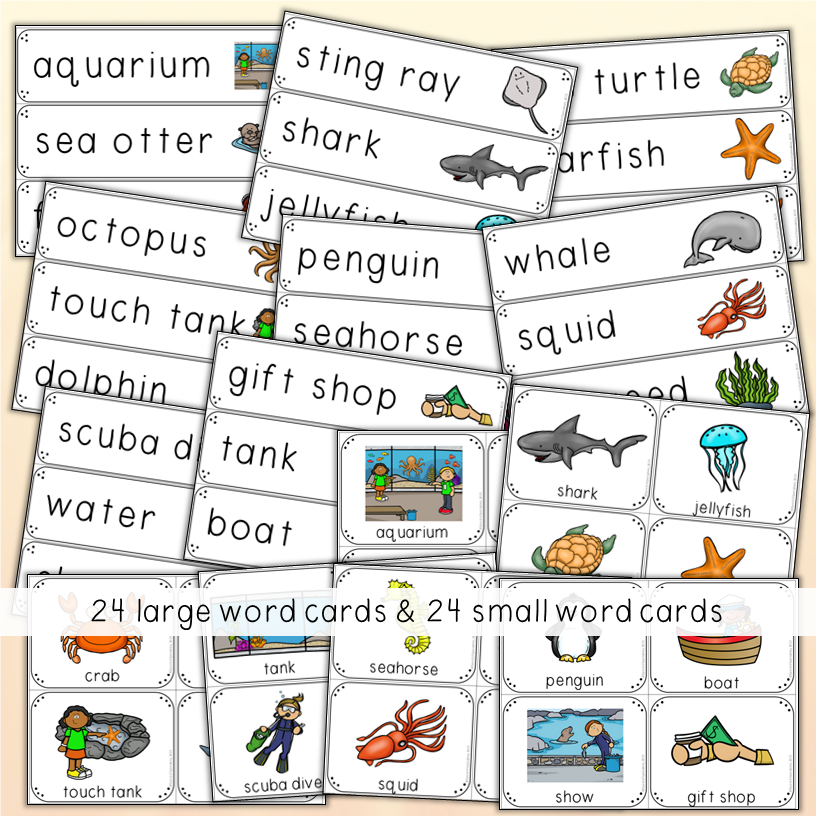 Aquarium Field Trip Unit with Social Narrative and Visuals | Made By ...