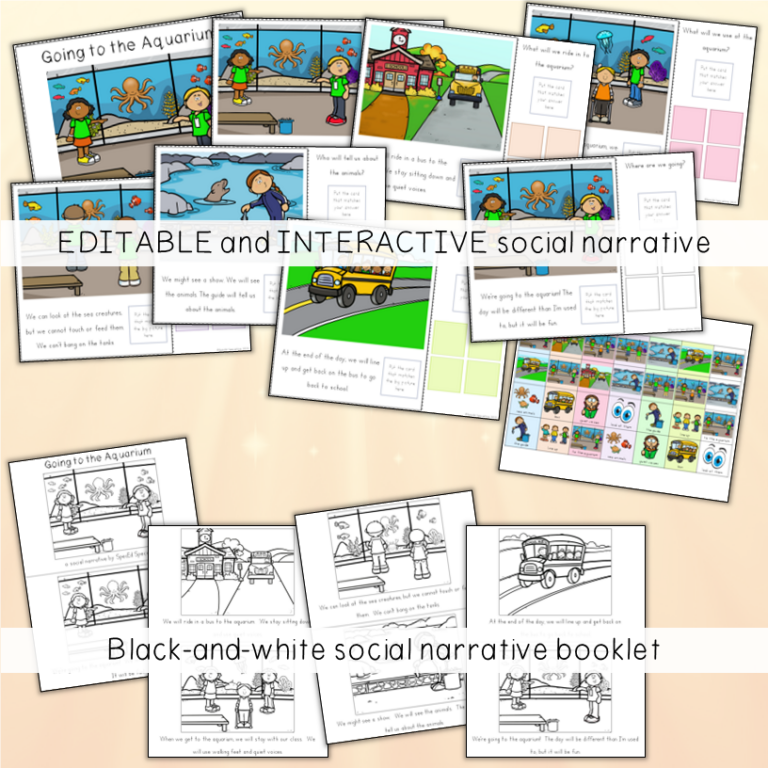 Aquarium Field Trip Unit with Social Narrative and Visuals | Made By ...