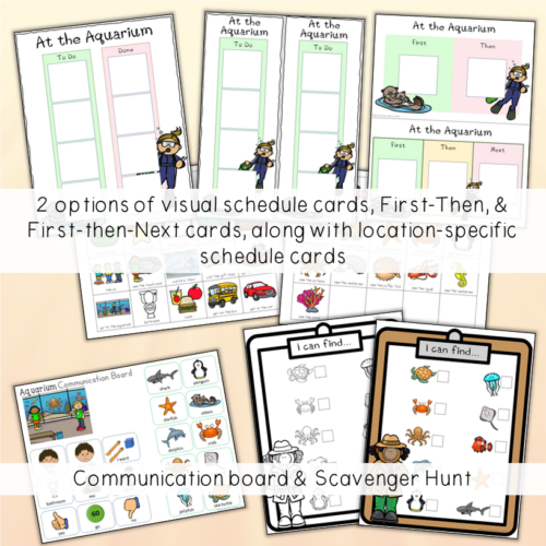 Aquarium Field Trip Unit with Social Narrative and Visuals | Made By ...