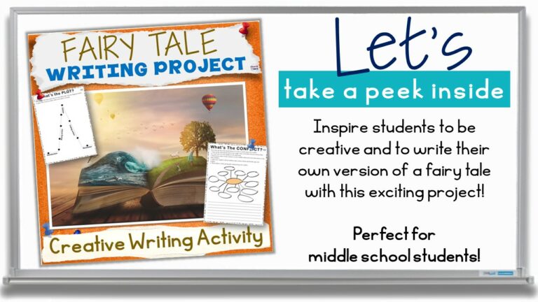 Write a Fairy Tale - Creative Writing Project - Print and Digital ...