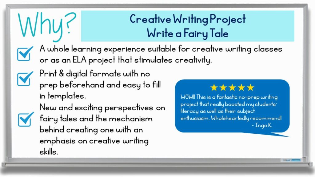 Write a Fairy Tale - Creative Writing Project - Print and Digital ...