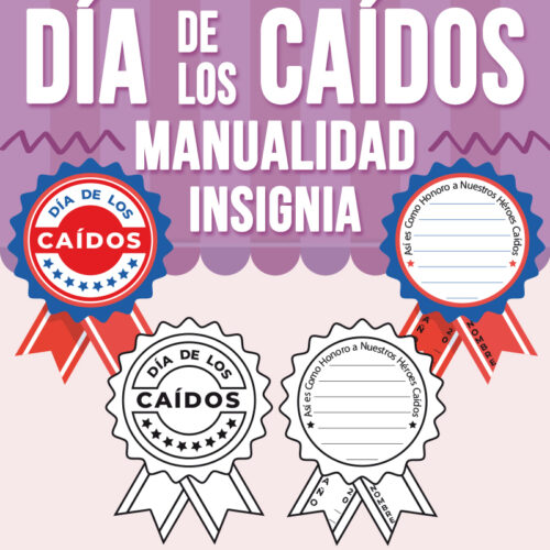 Día de los Caídos Manualidad Insignia | Made By Teachers