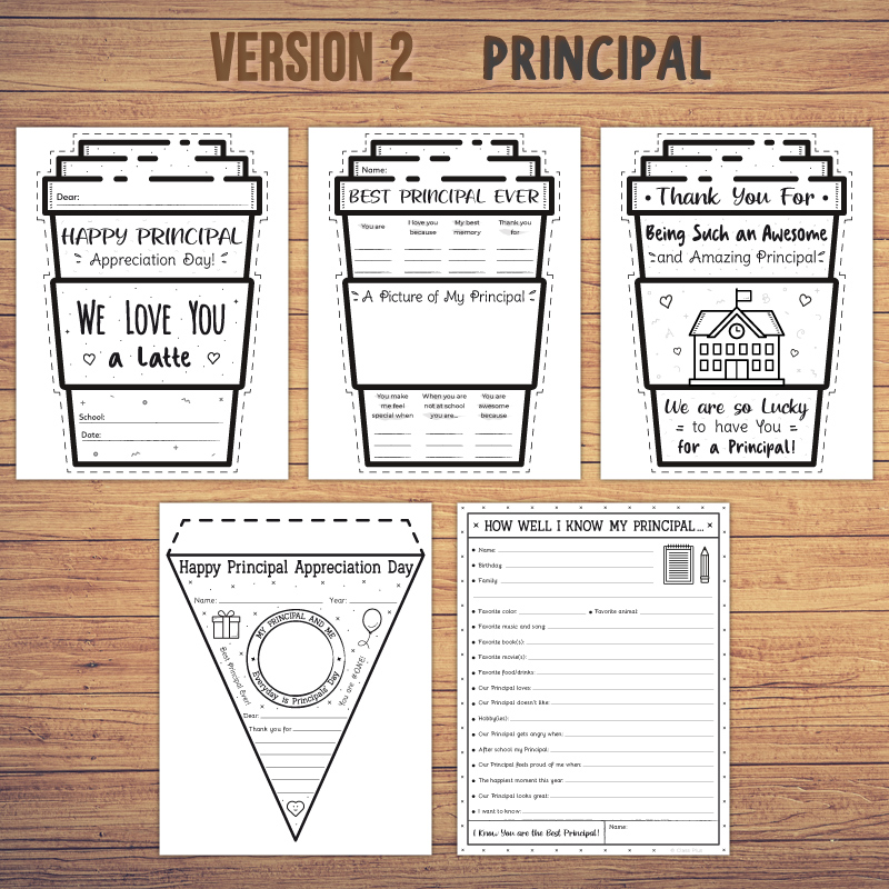 Teacher | Principal Appreciation Day Pennant, Cup Album and Quiz | Made ...