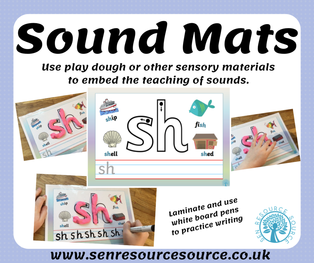 Sound Play Dough Mats | Made By Teachers