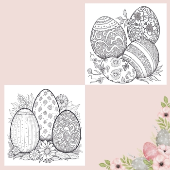 Cute Easter Egg Coloring Pages | Made By Teachers