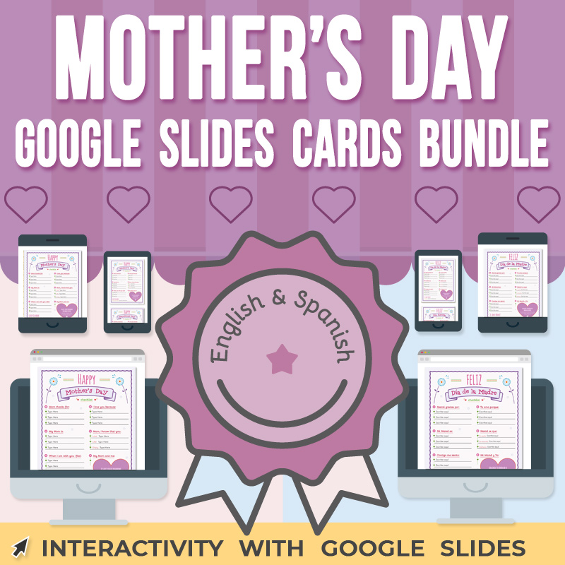 Mother’s Day Checklist Cards | Google Slides BUNDLE | Made By Teachers