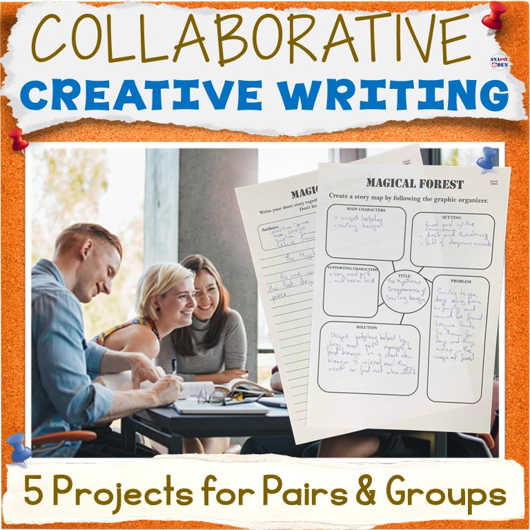 Collaborative Creative Writing Projects Pack, Print and Digital Group ...
