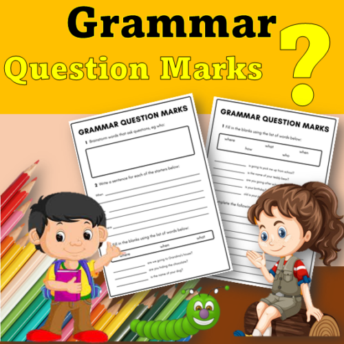 Master Punctuation with our Grammar Question Mark Worksheets | Made By ...