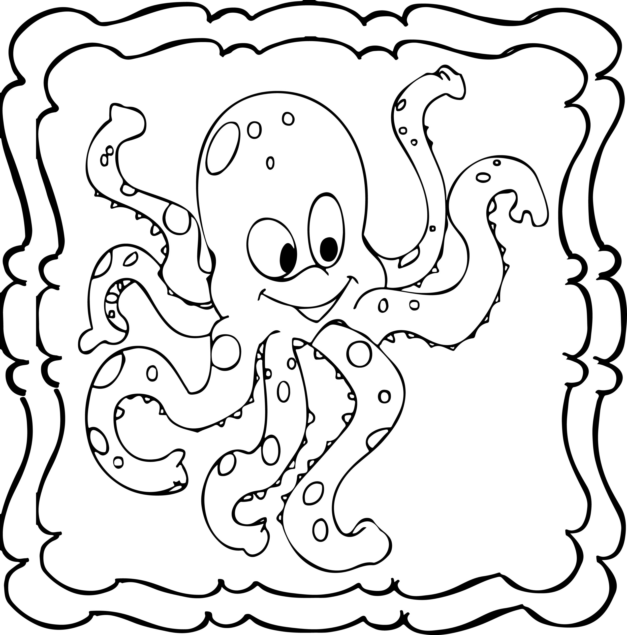 Octopus Coloring Book : Easy and Fun Octopuses Coloring Book for Kids ...