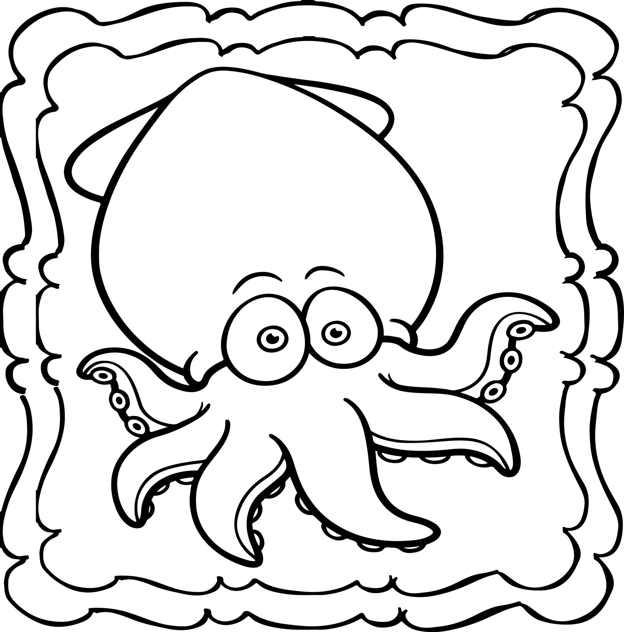 Octopus Coloring Book : Easy and Fun Octopuses Coloring Book for Kids ...