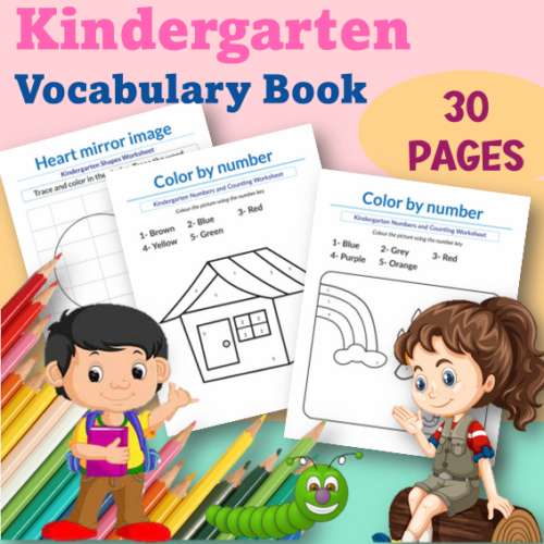 Build a Strong Foundation with our Kindergarten Vocabulary Book | Made ...