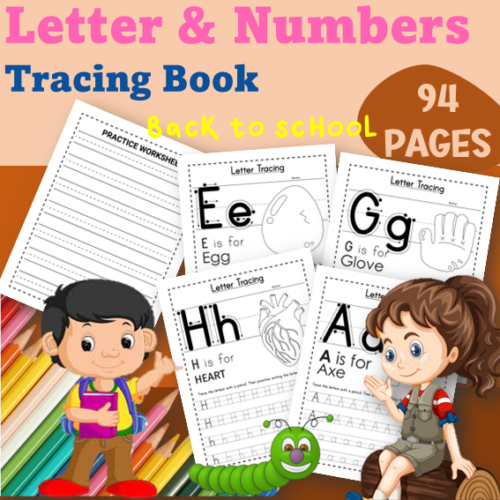 Master Writing Skills with our Letter & Number Tracing Book - Order Now ...