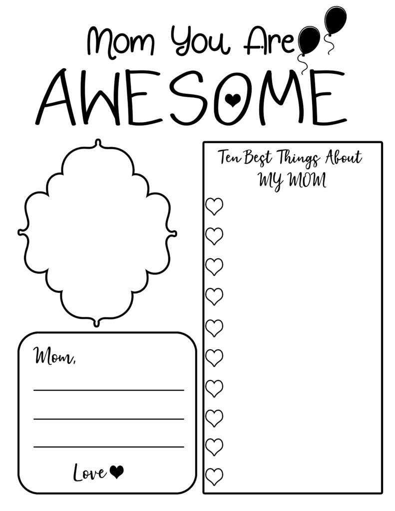 Celebrate Mother's Day with our All About My Mom Activity Book - Order ...