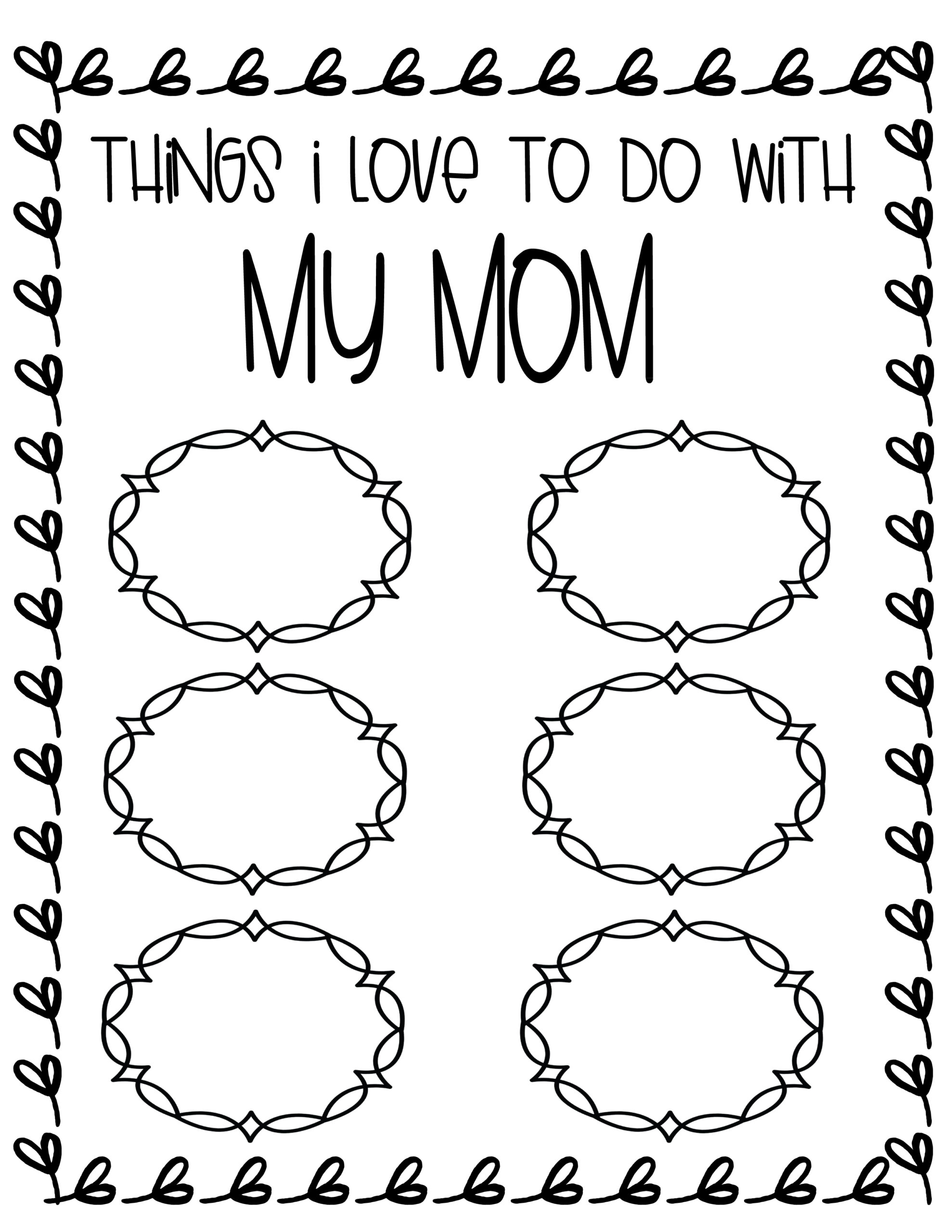 Celebrate Mother's Day with our All About My Mom Activity Book - Order ...