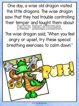 Anger Management and Calming Strategies Social Narrative - Dragon ...