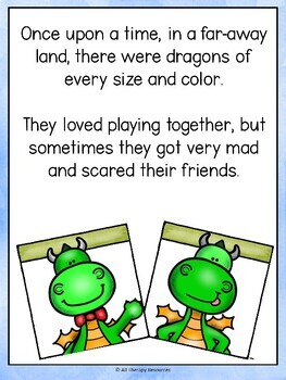 Anger Management and Calming Strategies Social Narrative - Dragon ...