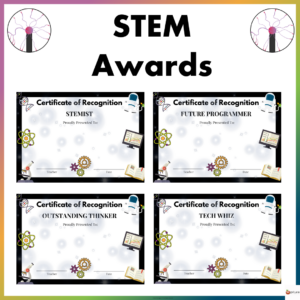 Editable End of Year STEM Awards Certificates | Made By Teachers
