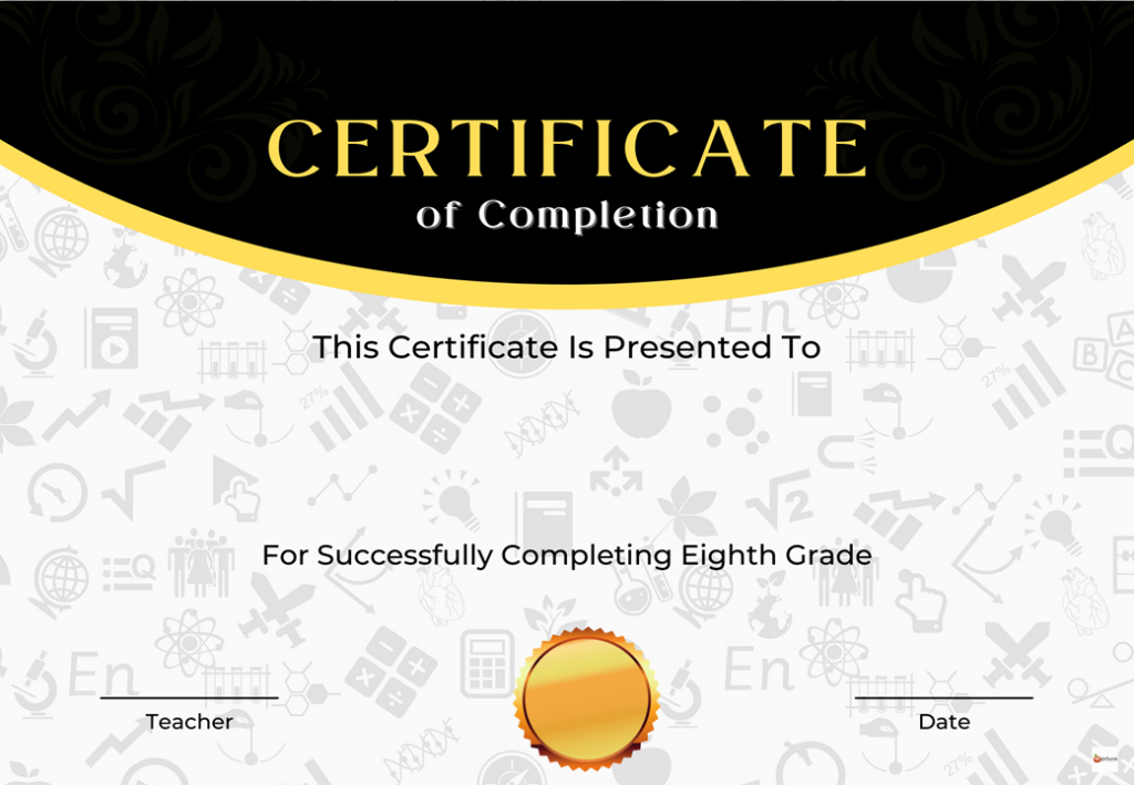End of Year Certificate of Completion | Made By Teachers