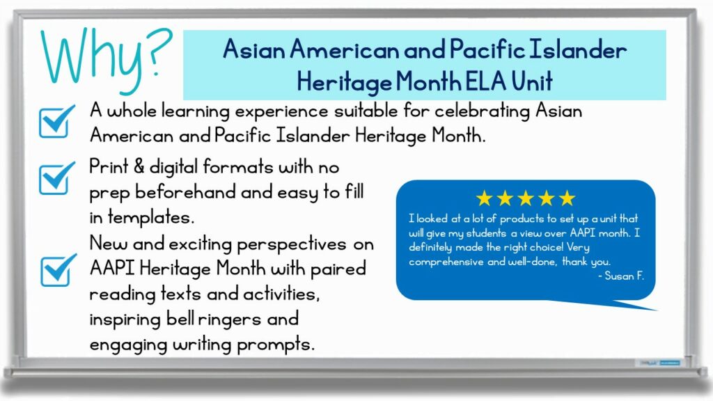 Asian American and Pacific Islander Heritage Month Unit - Print and ...