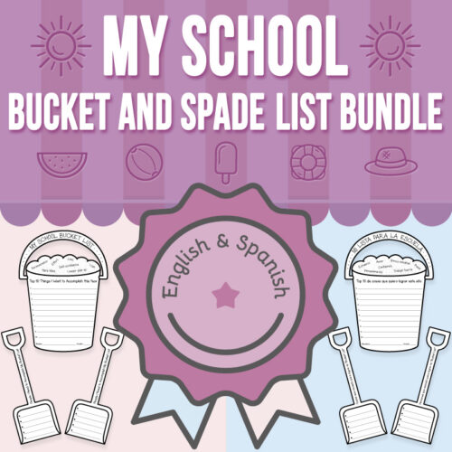 My School | Bucket and Spade List Craft BUNDLE | Made By Teachers