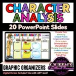 Character Analysis Graphic Organizers, Worksheets, and PowerPoint ...