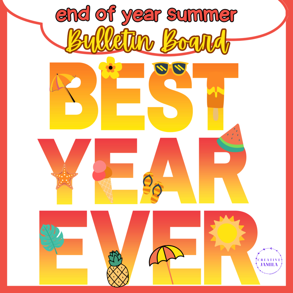 end of year summer bulletin board - end of year bulletin board | Made ...