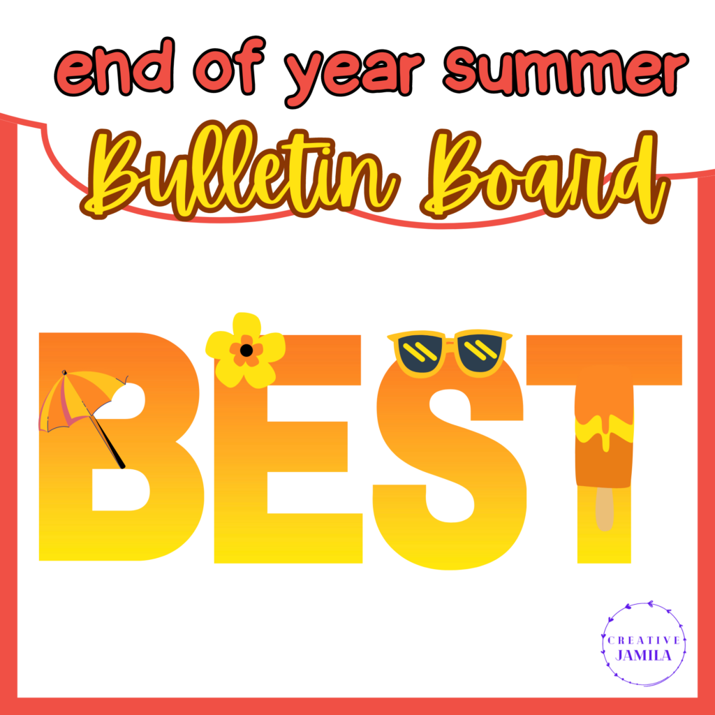 end of year summer bulletin board - end of year bulletin board | Made ...