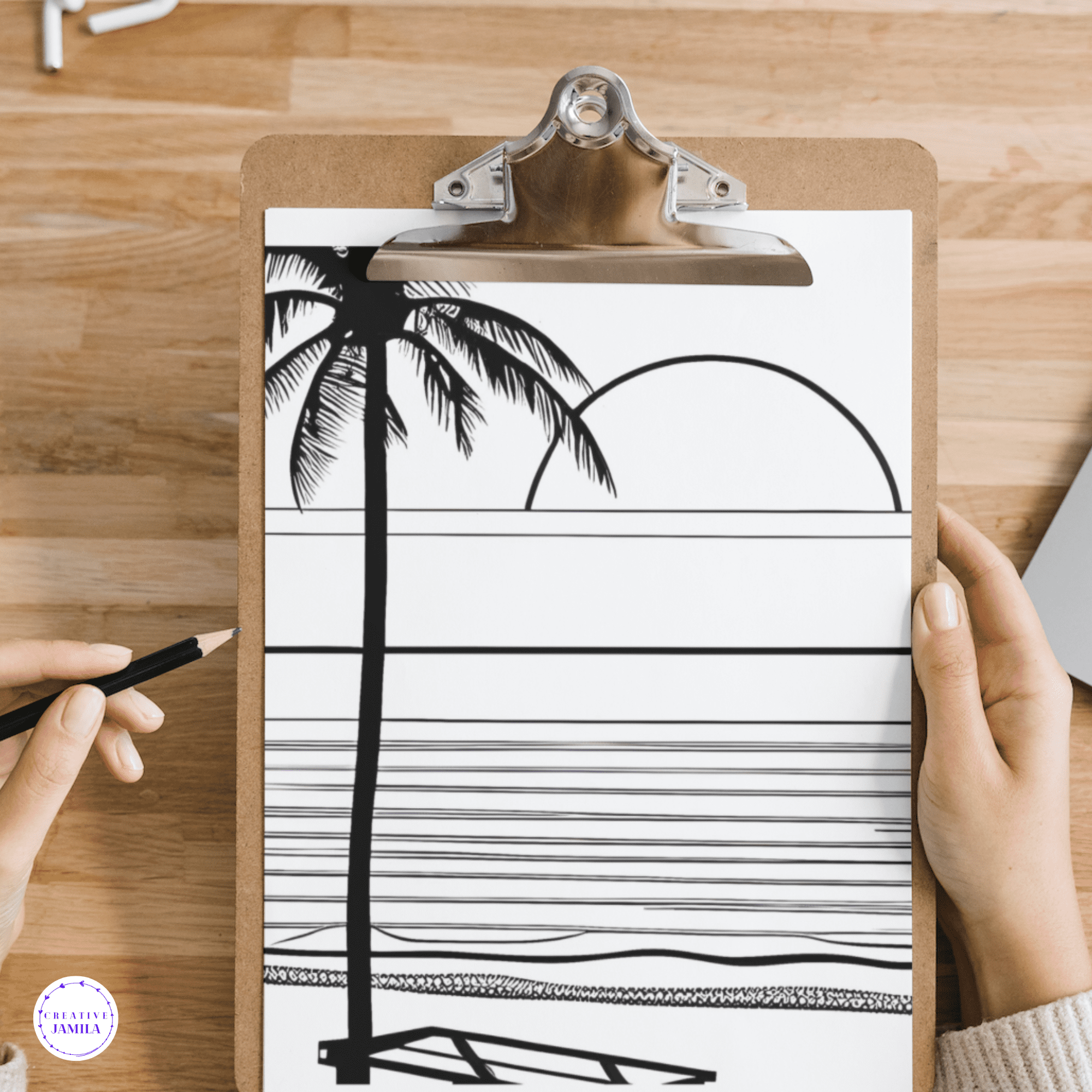 end of the year coloring pages - Summer beach coloring pages | Made By ...