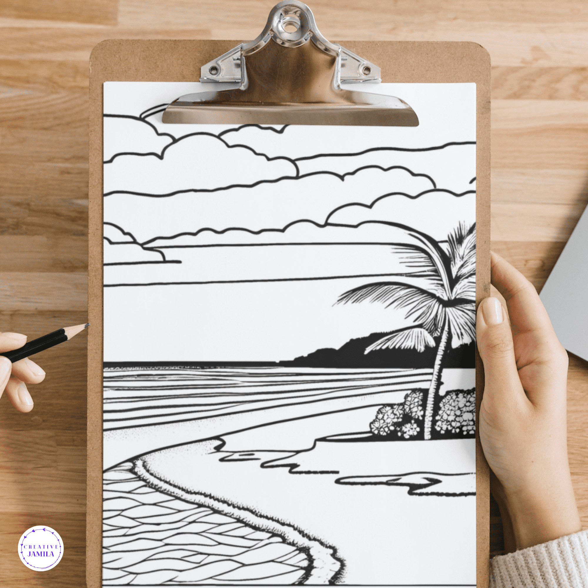 end of the year coloring pages - Summer beach coloring pages | Made By ...