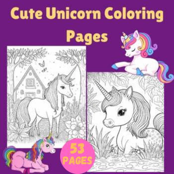Cute Unicorn Coloring Pages | Made By Teachers