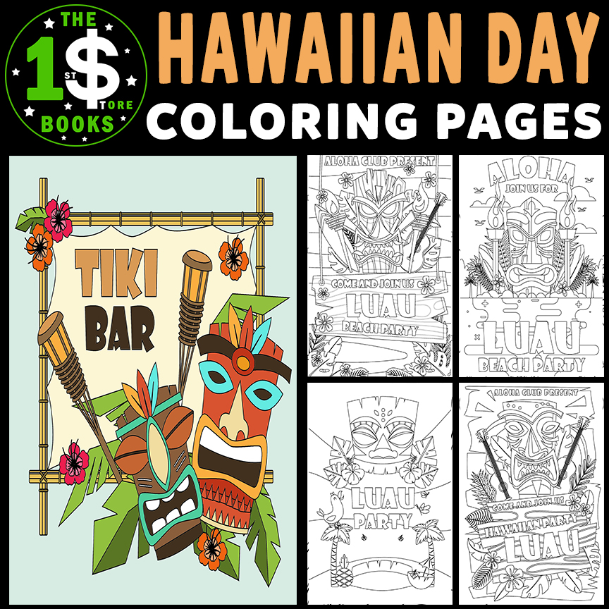 Print Luau Free Coloring Pages