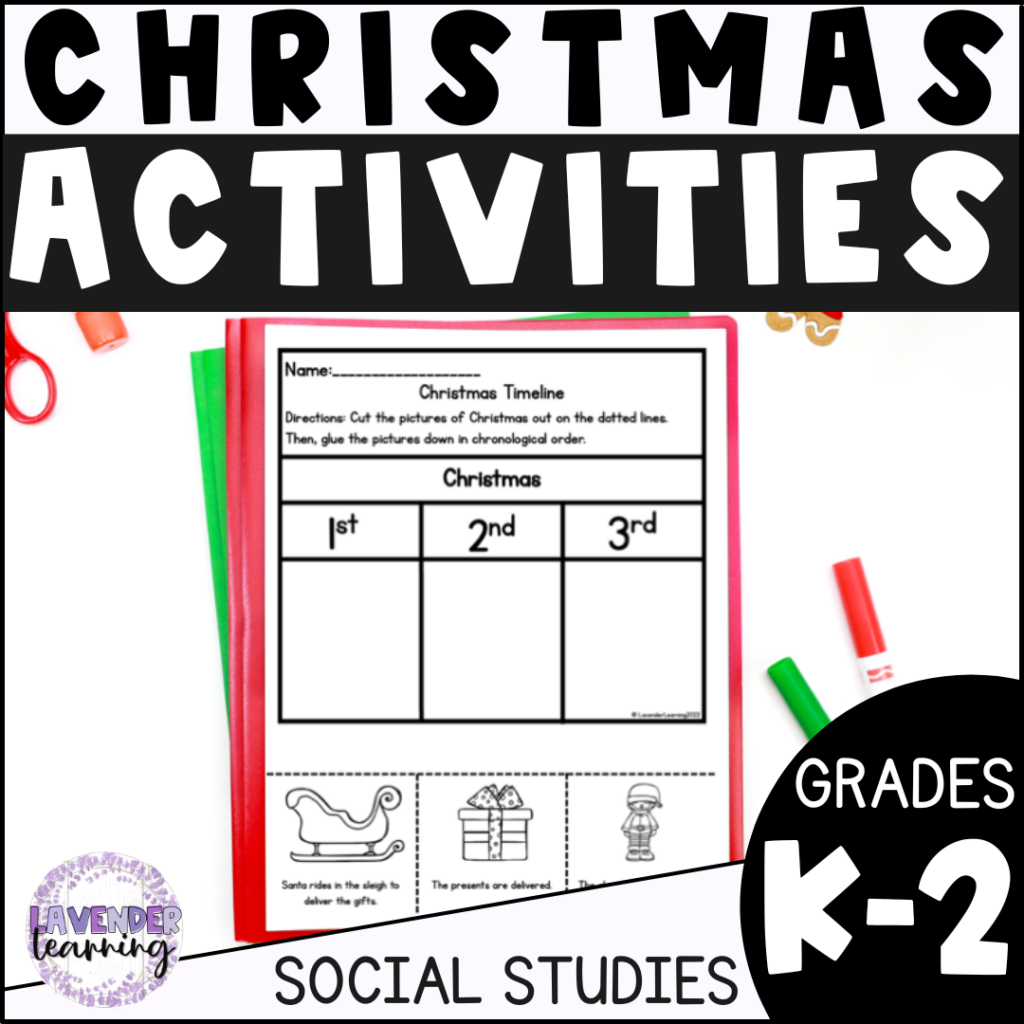 Christmas Social Studies Activities for Kindergarten & 1st Grade ...