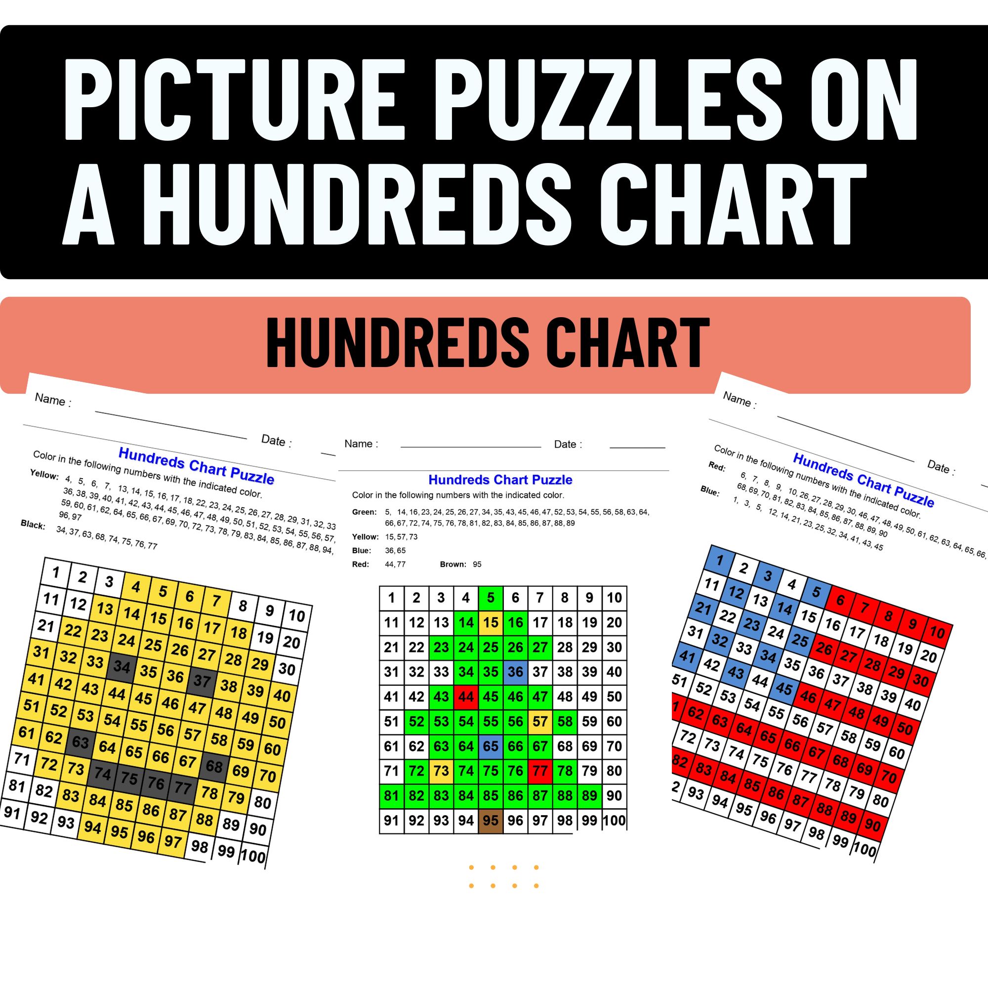 Place Value Worksheets Find the Mystery Numbers Worksheets | Made By ...