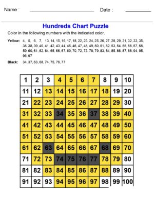 Hundreds Chart - Picture Puzzles on a Hundreds Chart | Made By Teachers