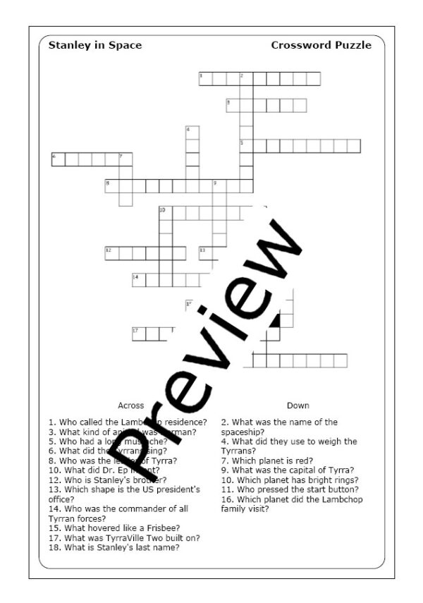 Jeff Brown "Stanley in Space" worksheets | Made By Teachers