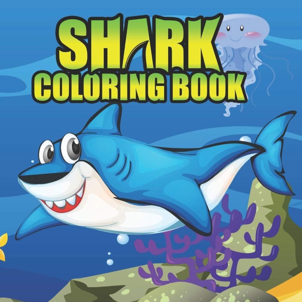 Shark Coloring Book : Easy and Fun Sharks Coloring Book for Kids | Made ...