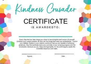 COUNSELING AWARD CERTIFICATES for children | Made By Teachers