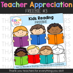 Reading Kids - Teacher Appreciation FREEBIE #3 | Made By Teachers