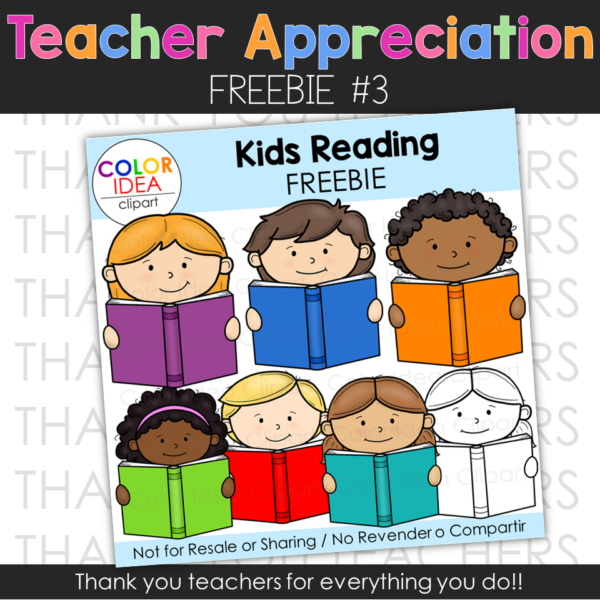 Reading Kids - Teacher Appreciation FREEBIE #3 | Made By Teachers