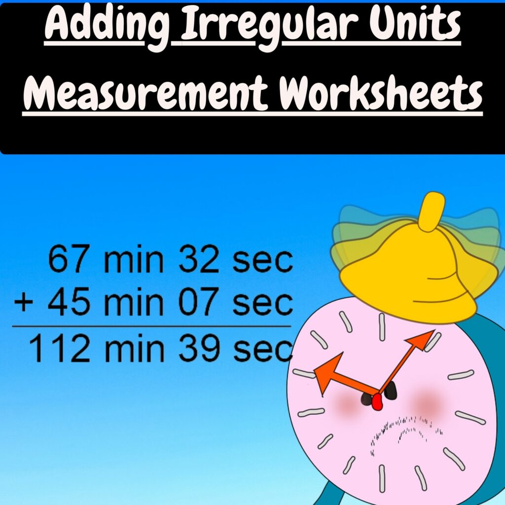 Measurement Worksheets Adding Irregular Units Worksheets | Made By Teachers
