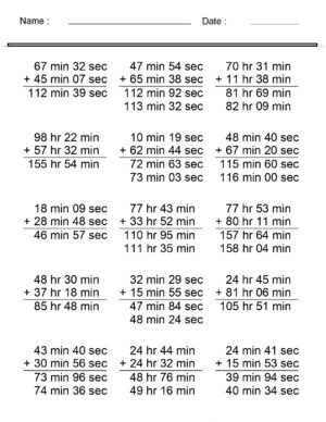 Measurement Worksheets Adding Irregular Units Worksheets - Made By Teachers